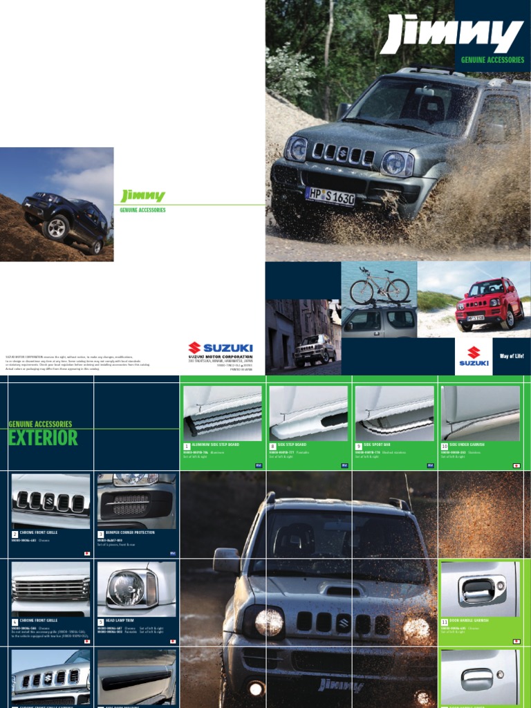 Jimny Catalog | PDF | Road Vehicles | Cars Of The United States