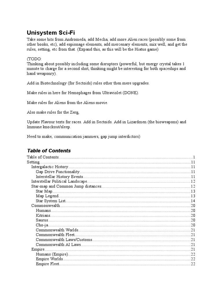 Unisystem Sci Fi | PDF | Nature