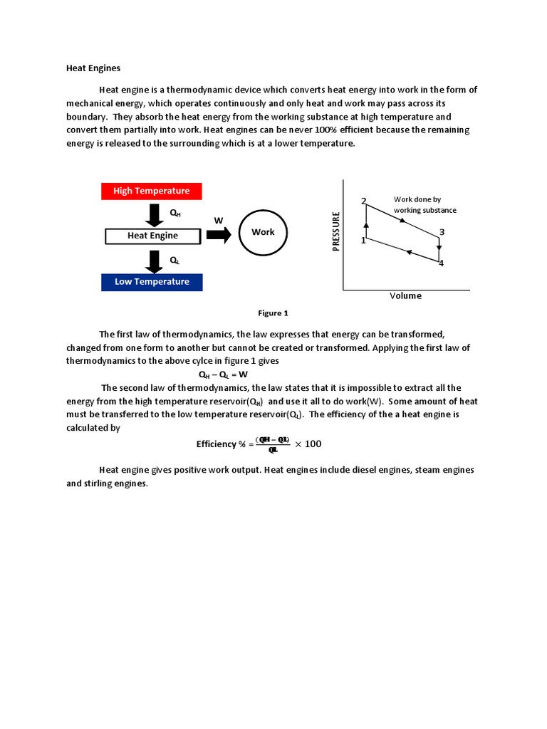 Heat Engines | PDF | Science & Mathematics | Technology & Engineering