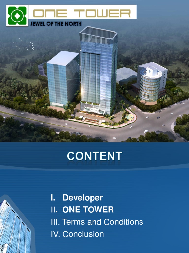 Presentation at New Prestigious Strata Office Building ONE TOWER | PDF ...