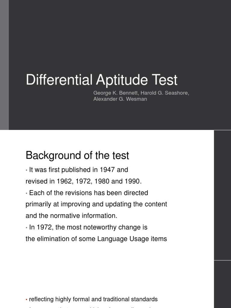 DAT | PDF | Test (Assessment) | Reason