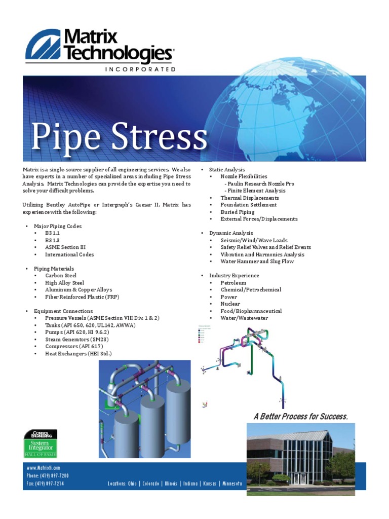 Pipe Stress: A Better Process For Success | PDF | Computers