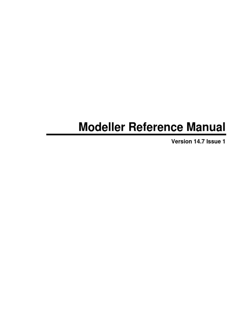 Modeller Reference Manual | Download Free PDF | Finite Element Method | Window (Computing)