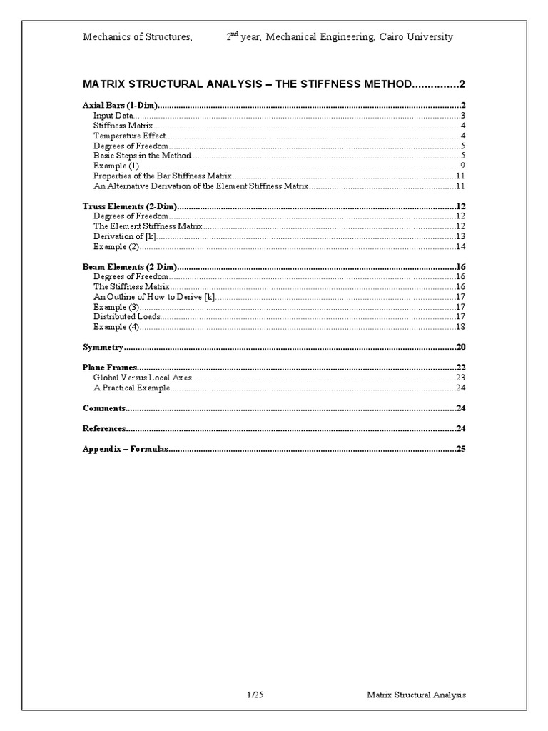 Structural Analysis | PDF
