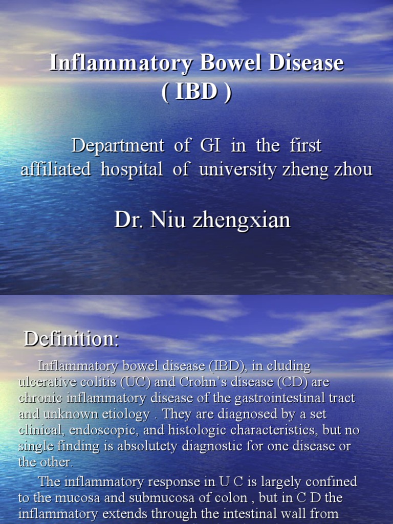 Inflammatory Bowel Disease (Ibd) | PDF | Inflammatory Bowel Disease ...