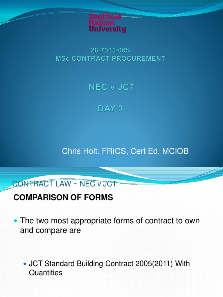 .NEC V JCT | PDF | Insurance | Adjudication