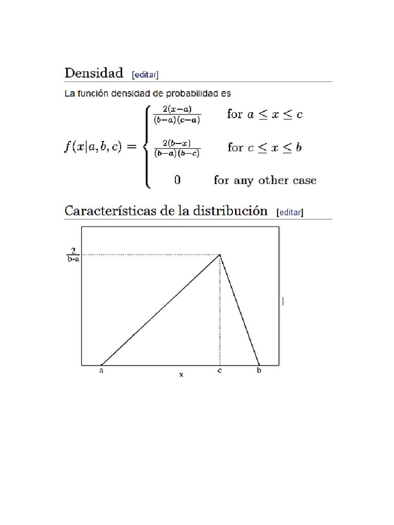 Distribucion Triangular | PDF