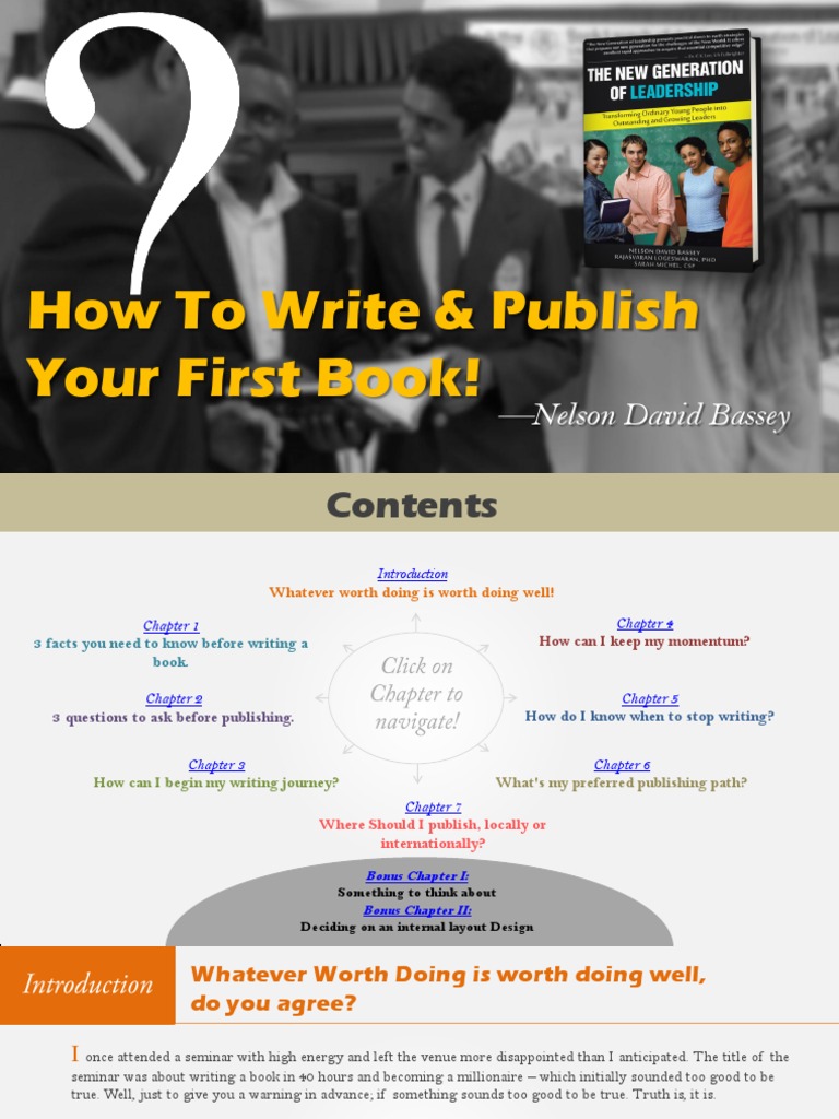 Writing and Publishing Your First Book | PDF | Publishing | Expert