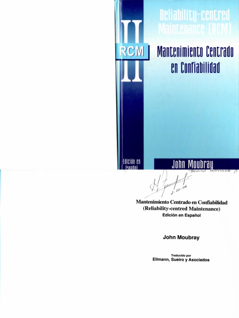 Mantenimiento Centrado en Confiabilidad Final | PDF