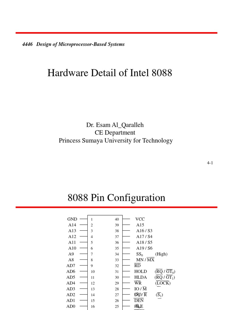 8088 | PDF | Input/Output | Computer Data Storage