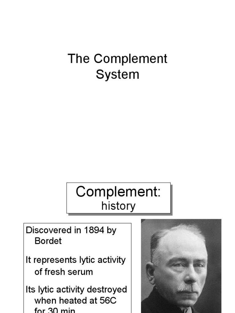 The Complement | PDF | Complement System | Cell Biology