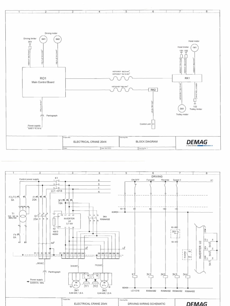 Demag Crane Wiring Schematic | PDF