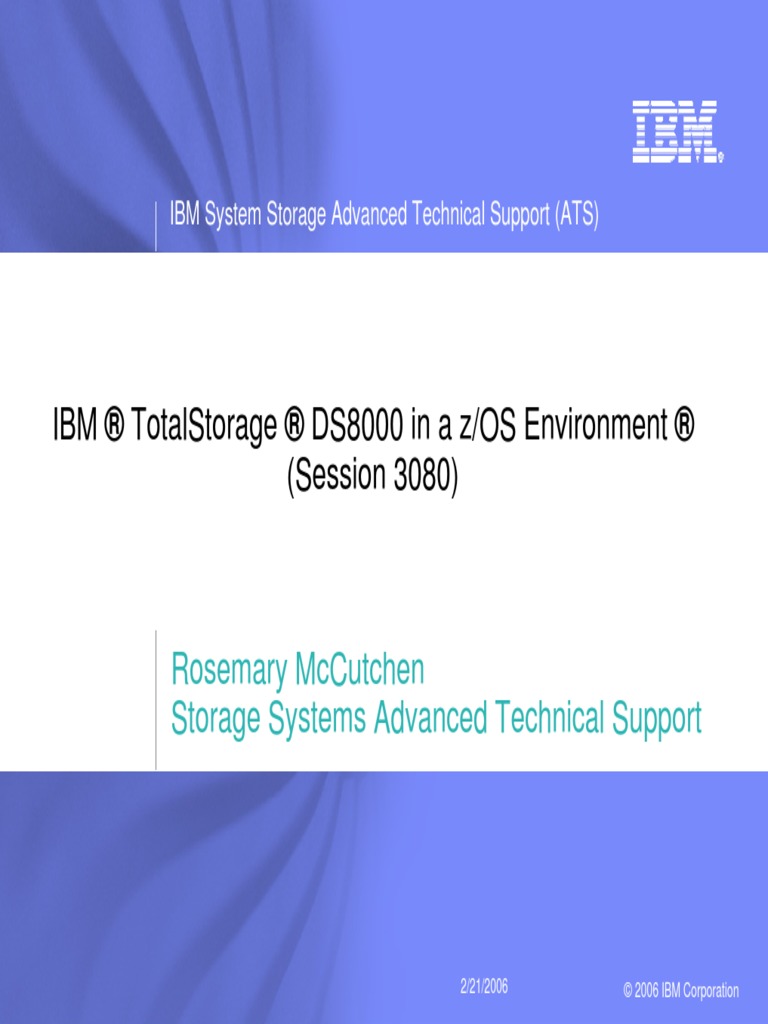 The DS8000 | PDF | Computer Data | Office Equipment