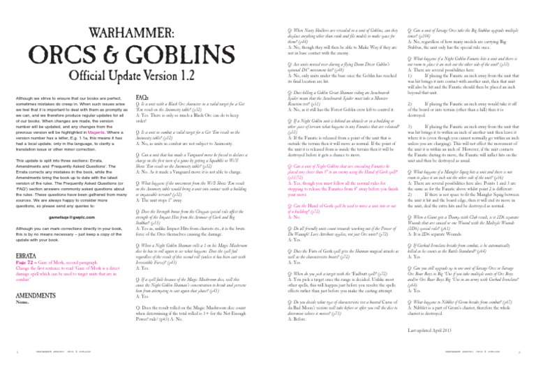 Orcs Goblins | PDF