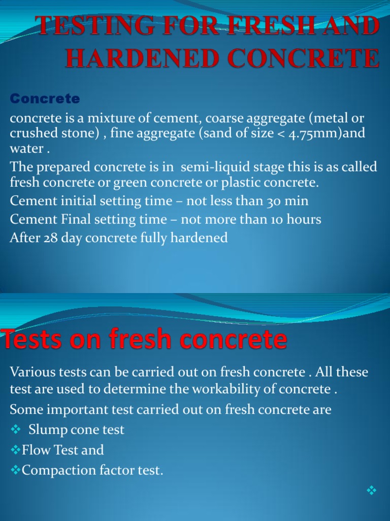 Test | PDF | Strength Of Materials | Concrete