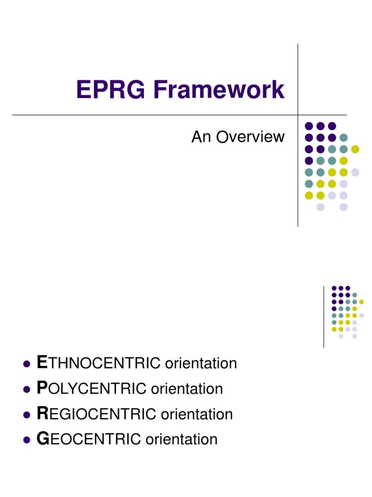 EPRG Framework | PDF | Business Economics | Economies