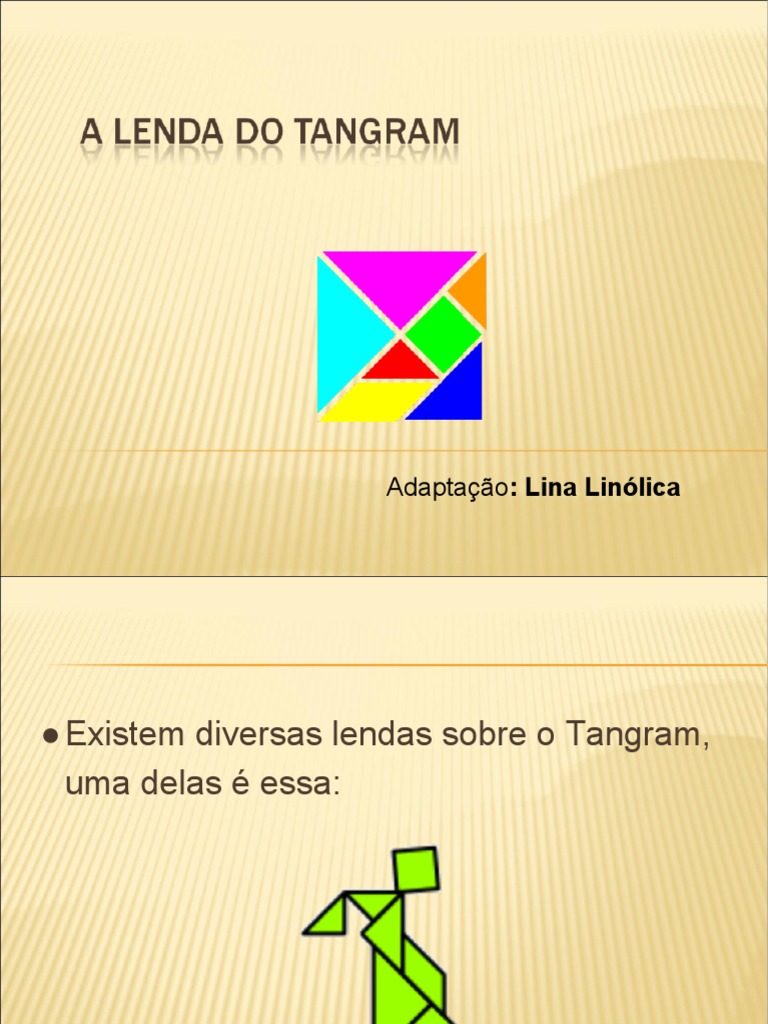 Lenda do Tangram: Origem e História | PDF | Arte