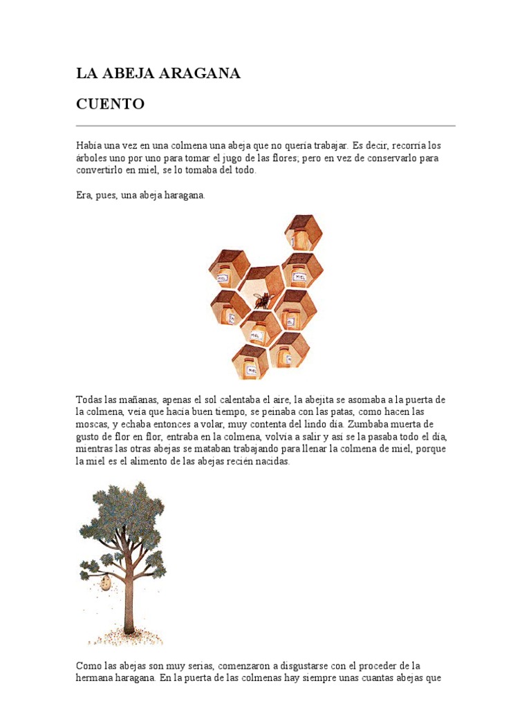 La Abeja Aragana Pdf Colmena Abejas