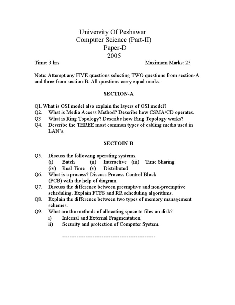 Paper D 2005 | PDF