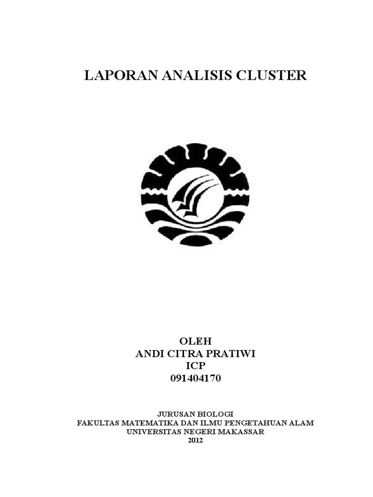 Laporan Analisis Cluster | PDF