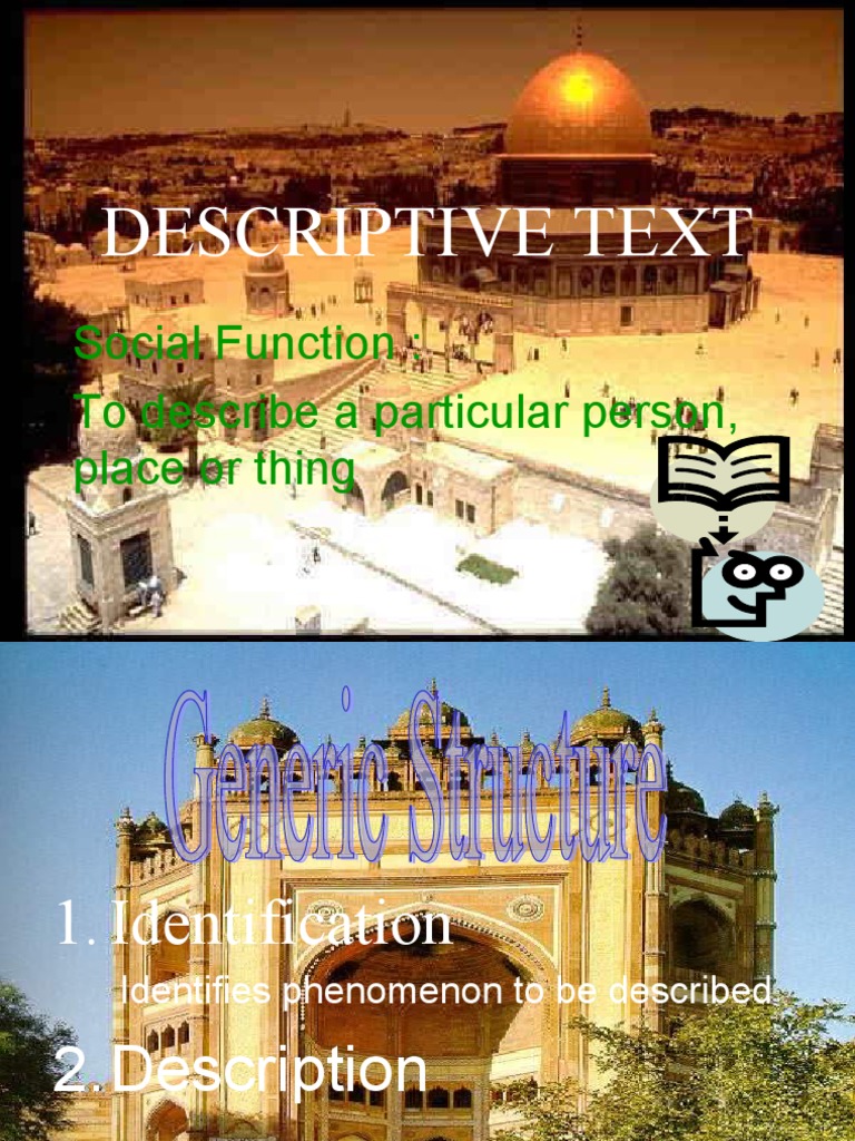 Social Functions of Descriptive Text | PDF
