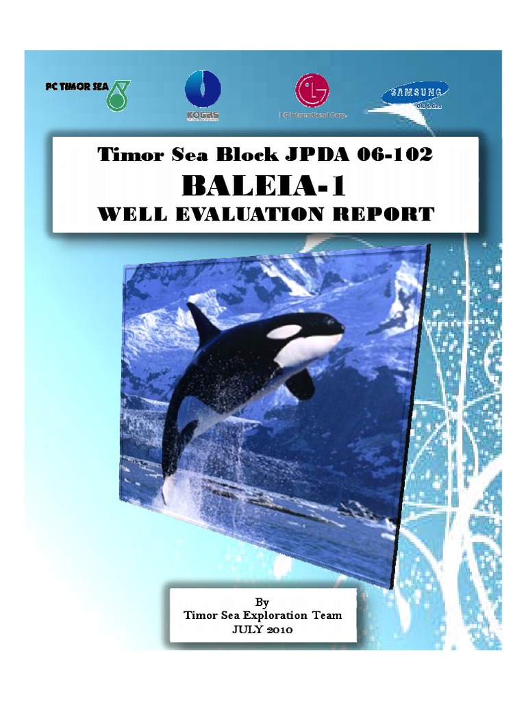 Timor Sea Block JPDA 06-102 Well Evaluation Report | PDF | Sedimentary ...