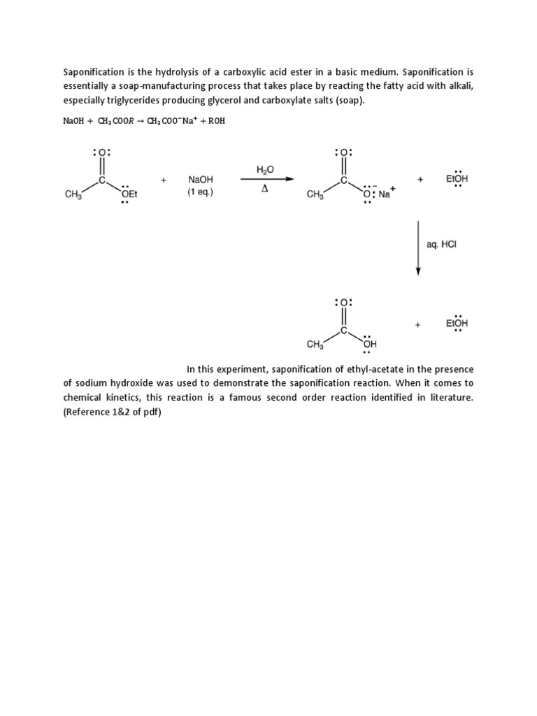 Saponification