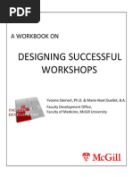 Sample Workshop Proposal Template | PDF | Facilitator | Behavioural Sciences