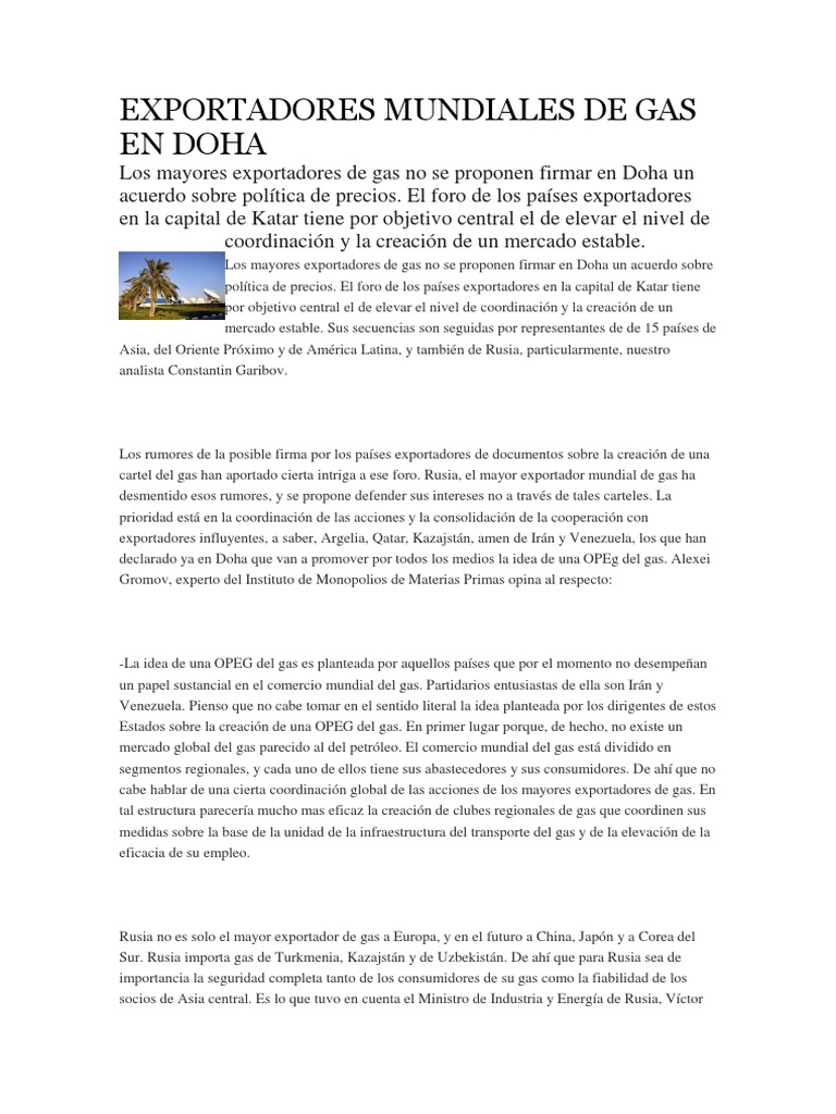 OPEG | PDF | OPEP | Petróleo