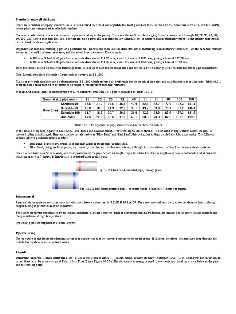 Steam Pipe Size Calculation PDF | PDF | Pipe (Fluid Conveyance) | Fluid ...