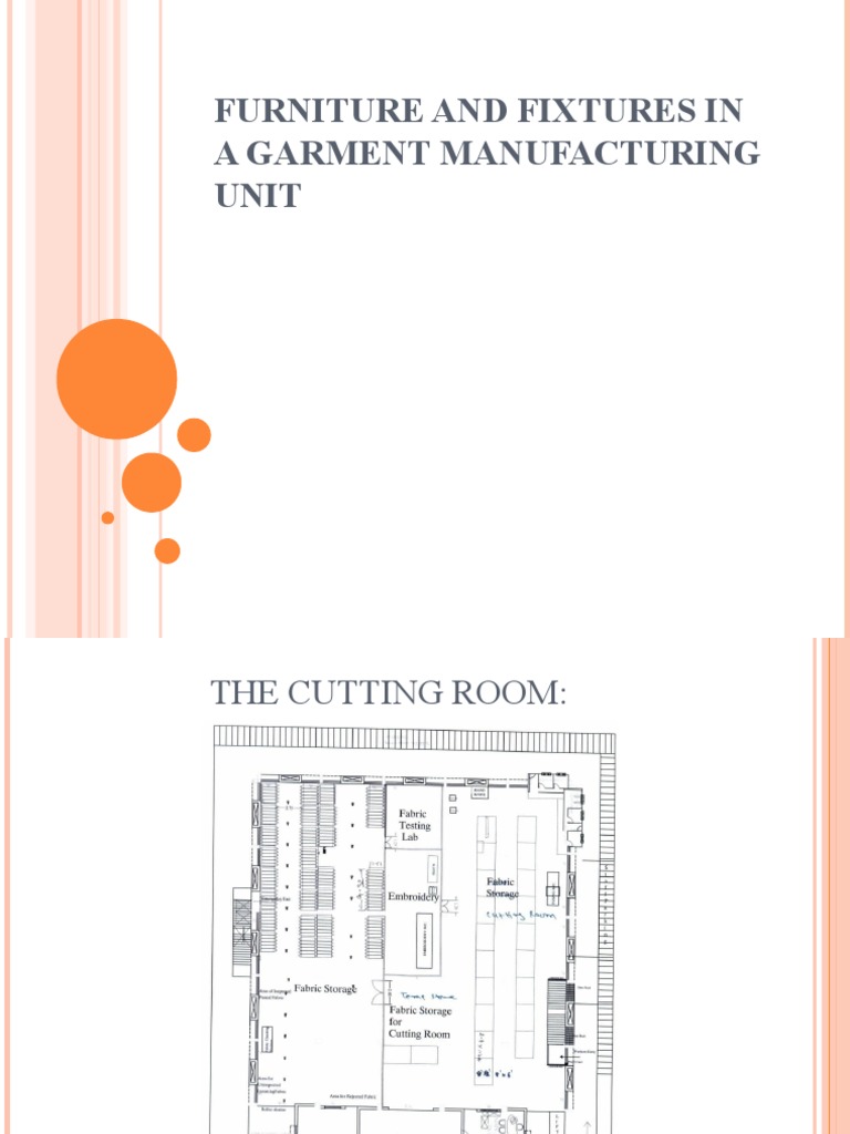 Furniture and Fixtures in A Garment Manufacturing Unit | PDF | Chair ...