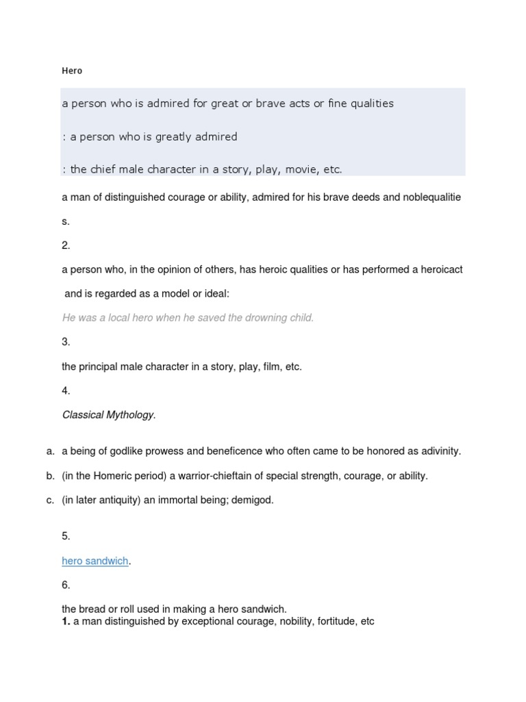 Hero | Download Free PDF | Hero