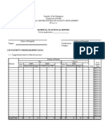 Annual Statistical Report for Birthing Homes | PDF | Childbirth | Pregnancy