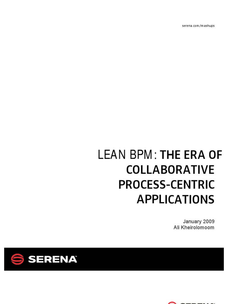 Lean BPM: The Era of Collaborative Process-Centric Applications | PDF ...