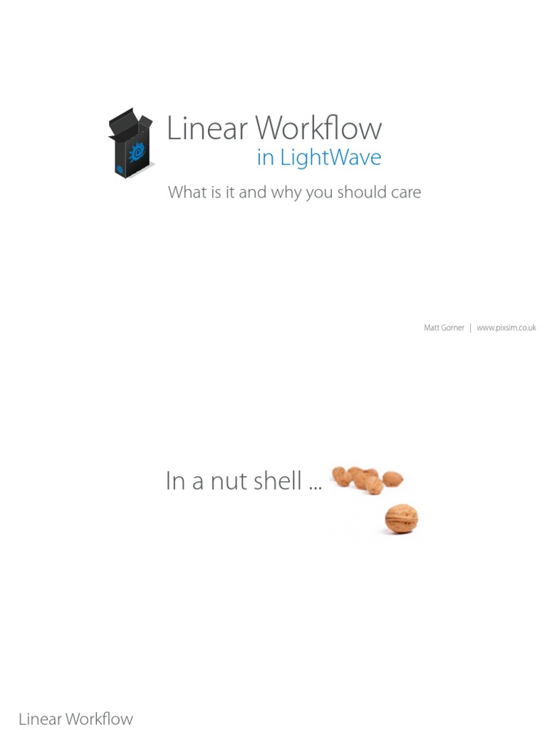 Linear Workflow in LightWave | Download Free PDF | Perception | Imaging