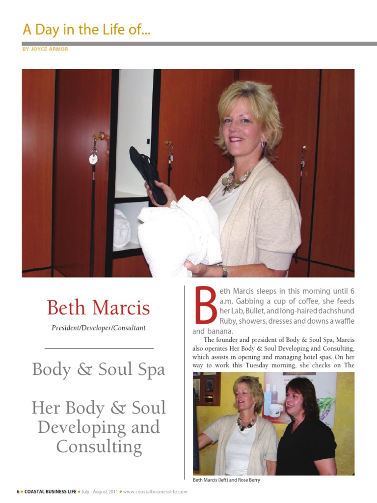 Beth Marcis: Body & Soul Spa Her Body & Soul Developing and Consulting ...