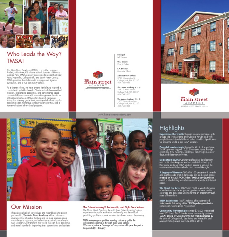 TMSA Brochure | PDF | Curriculum | Sharing