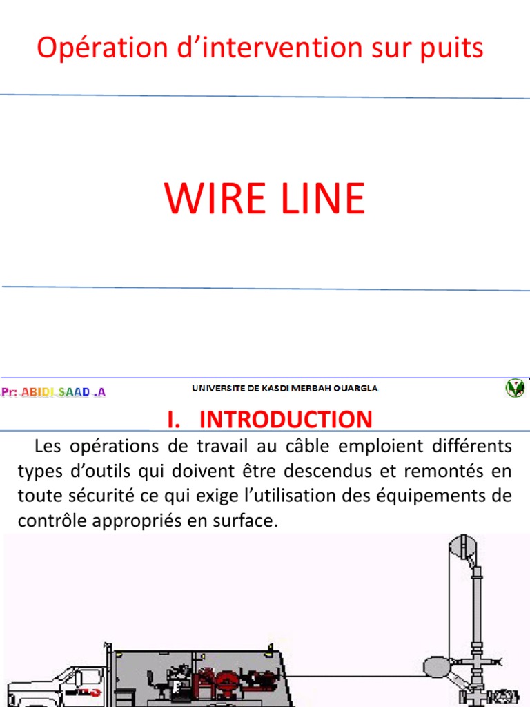 WIRELINE | PDF | Forage | Soupape