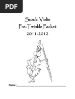 Suzuki Violin 12-Week Lesson Plan KC-MMTC | PDF | Violin | Music Education