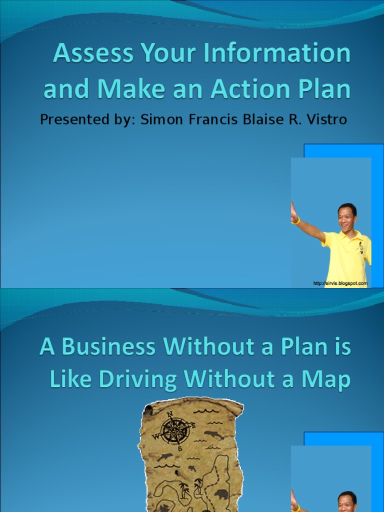 Assess Your Information and Make An Action Plan | PDF | Startup Company ...