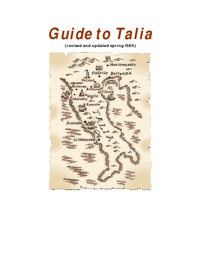 Guide To Talia | PDF