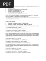 Land Measurement Conversion Table | PDF | Acre | Metre