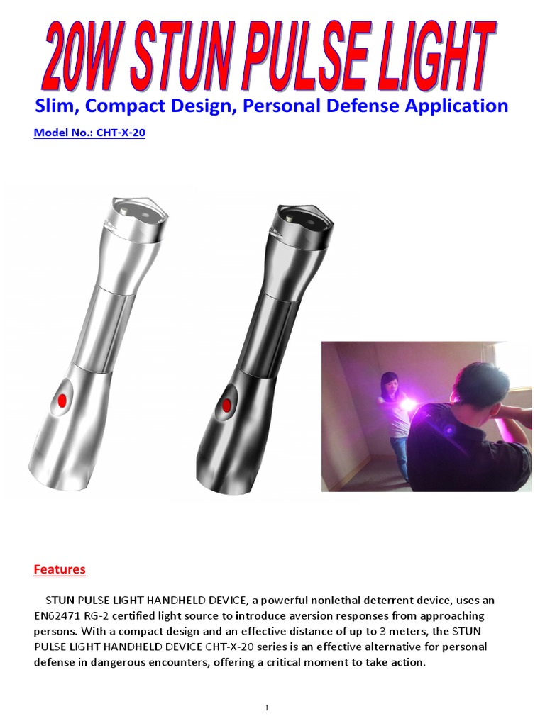 20W Stun Pulse Light PDF | PDF | Light Emitting Diode | Light