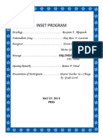 Inset Working Committees | PDF