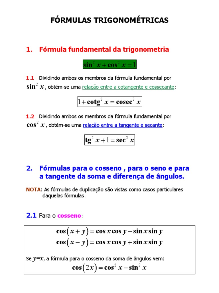 Equacoes Trigonometricas
