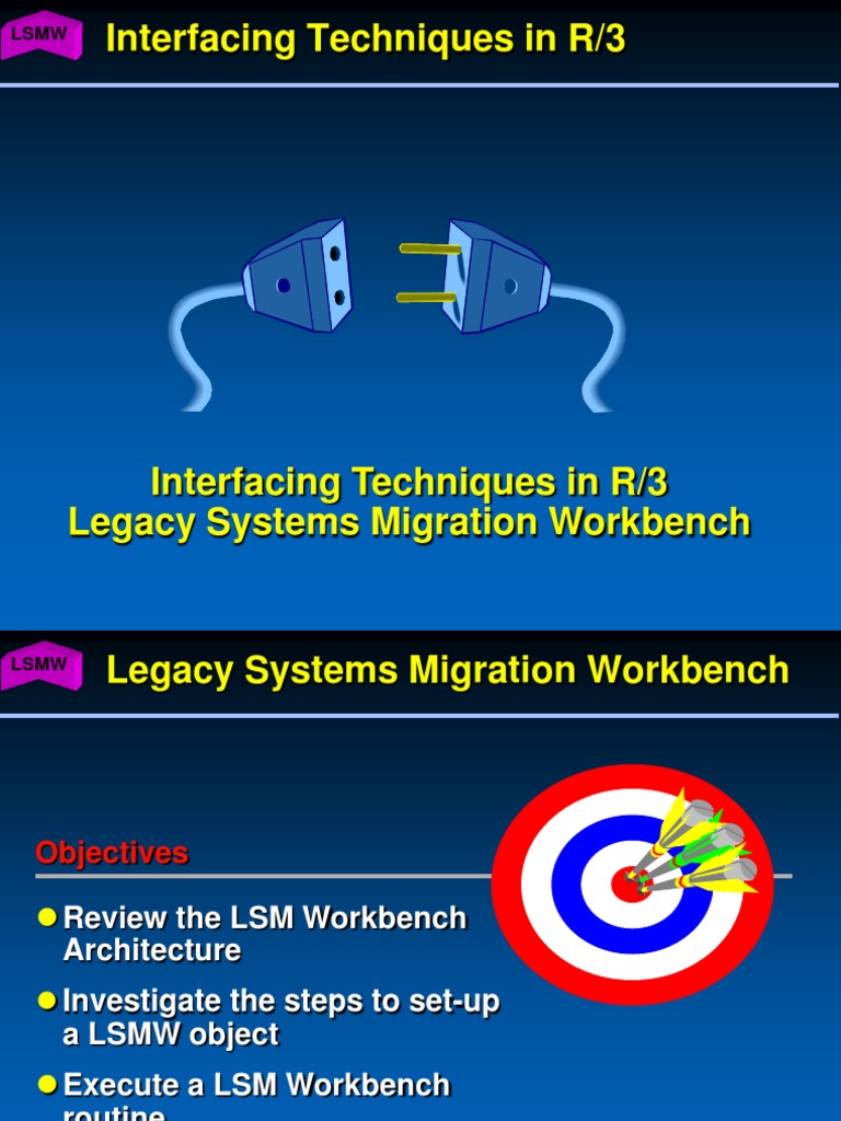 LSMW Presentation | PDF | Information Technology | Computer Data