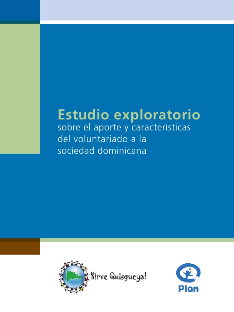 Estudio Exploratorio Voluntariado Web | PDF | República Dominicana ...