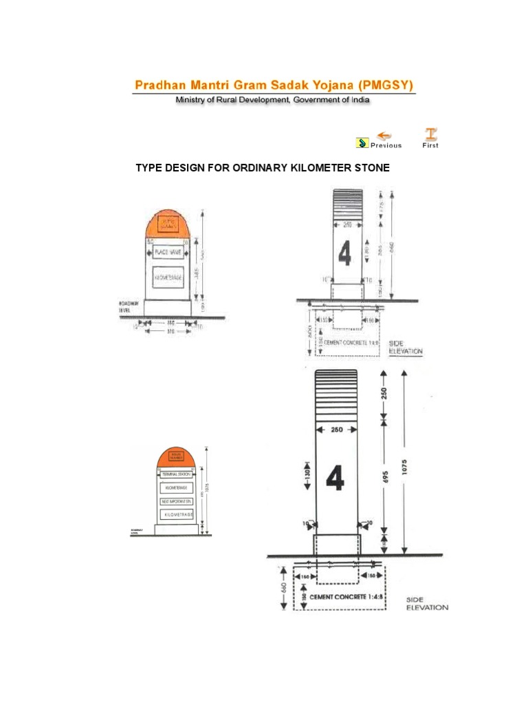 Type Design For Ordinary Kilometer Stone | PDF | Economy Of India ...