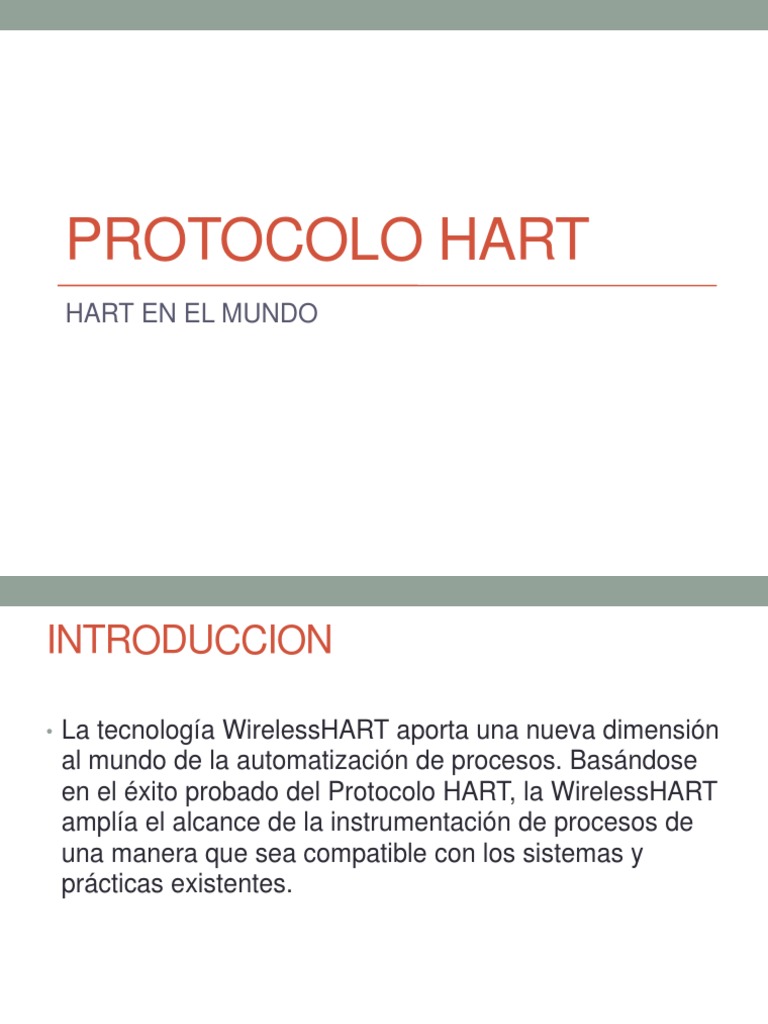 Aplicaciones Protocolo Hart | Descargar gratis PDF | Poco | Hardware de la computadora