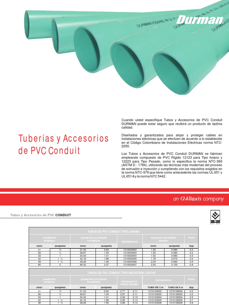 Accesorios Pvc Marca Durman